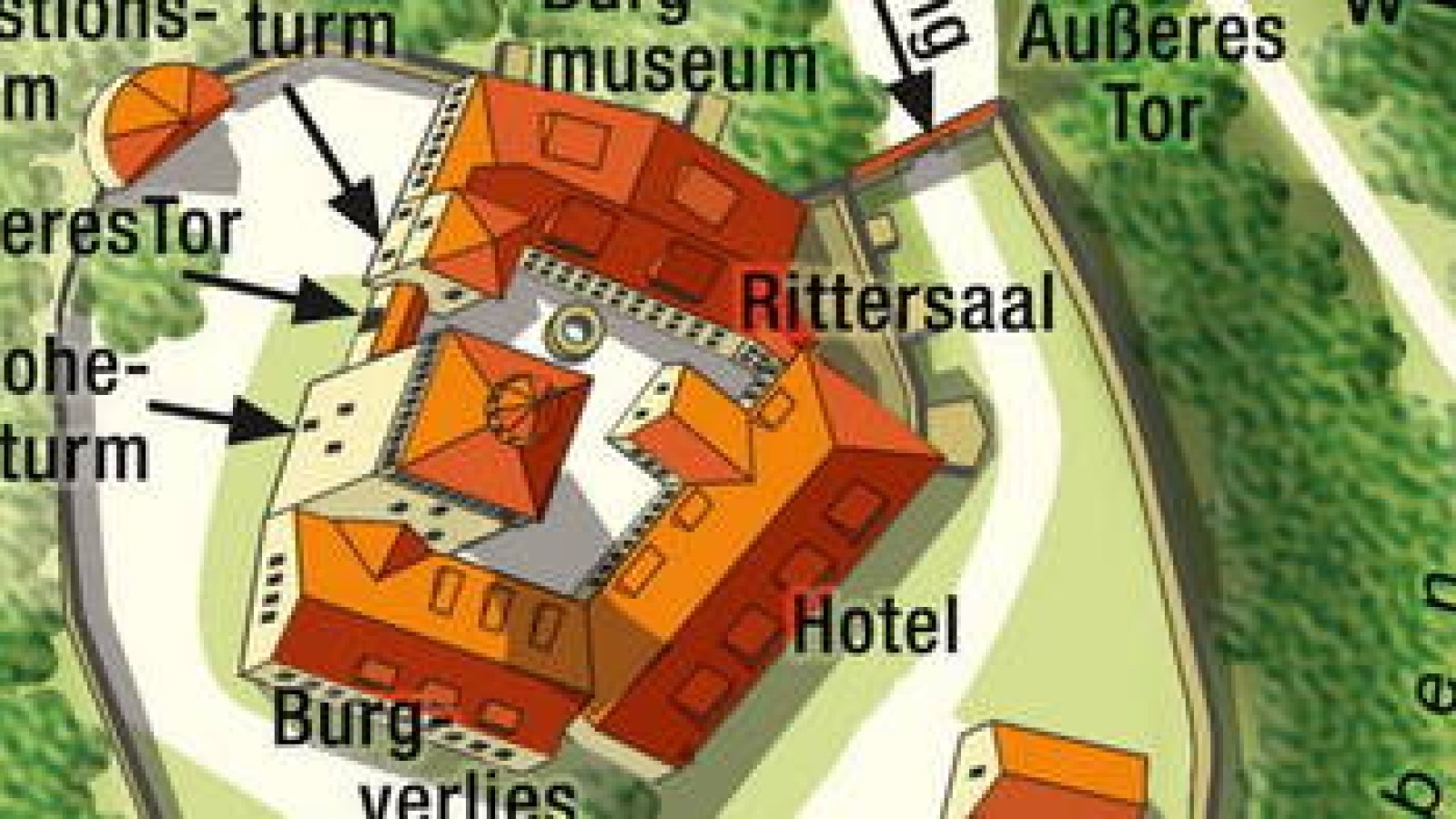 Tourismus-Karte fürs Drei-Gleichen-Gebiet vorgestellt