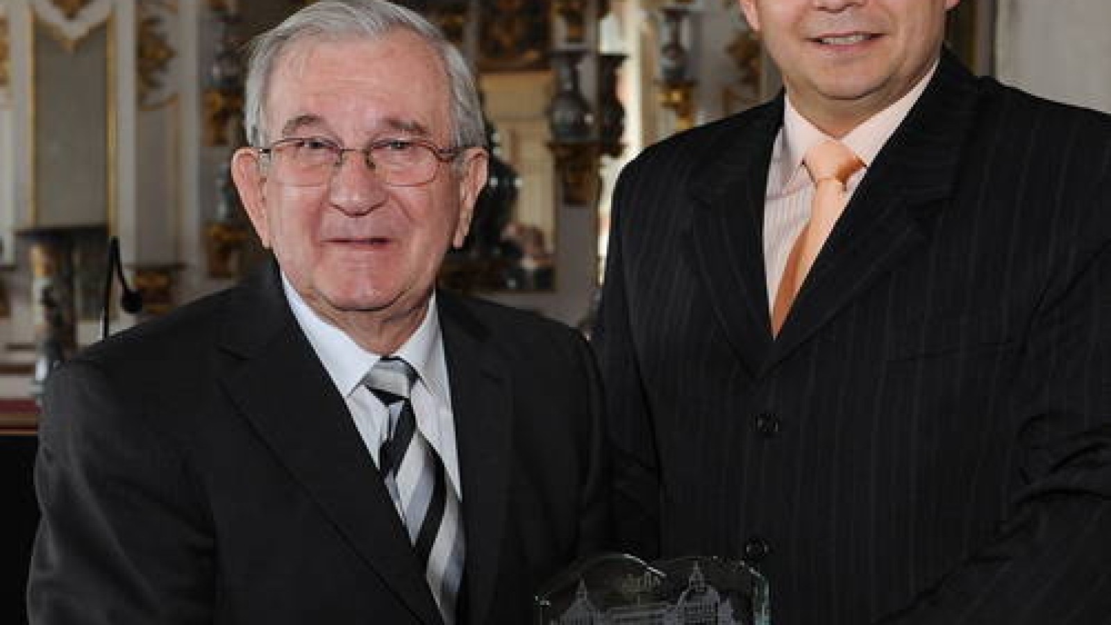 Hermann Huber erhielt den "Friedenstein"-Preis