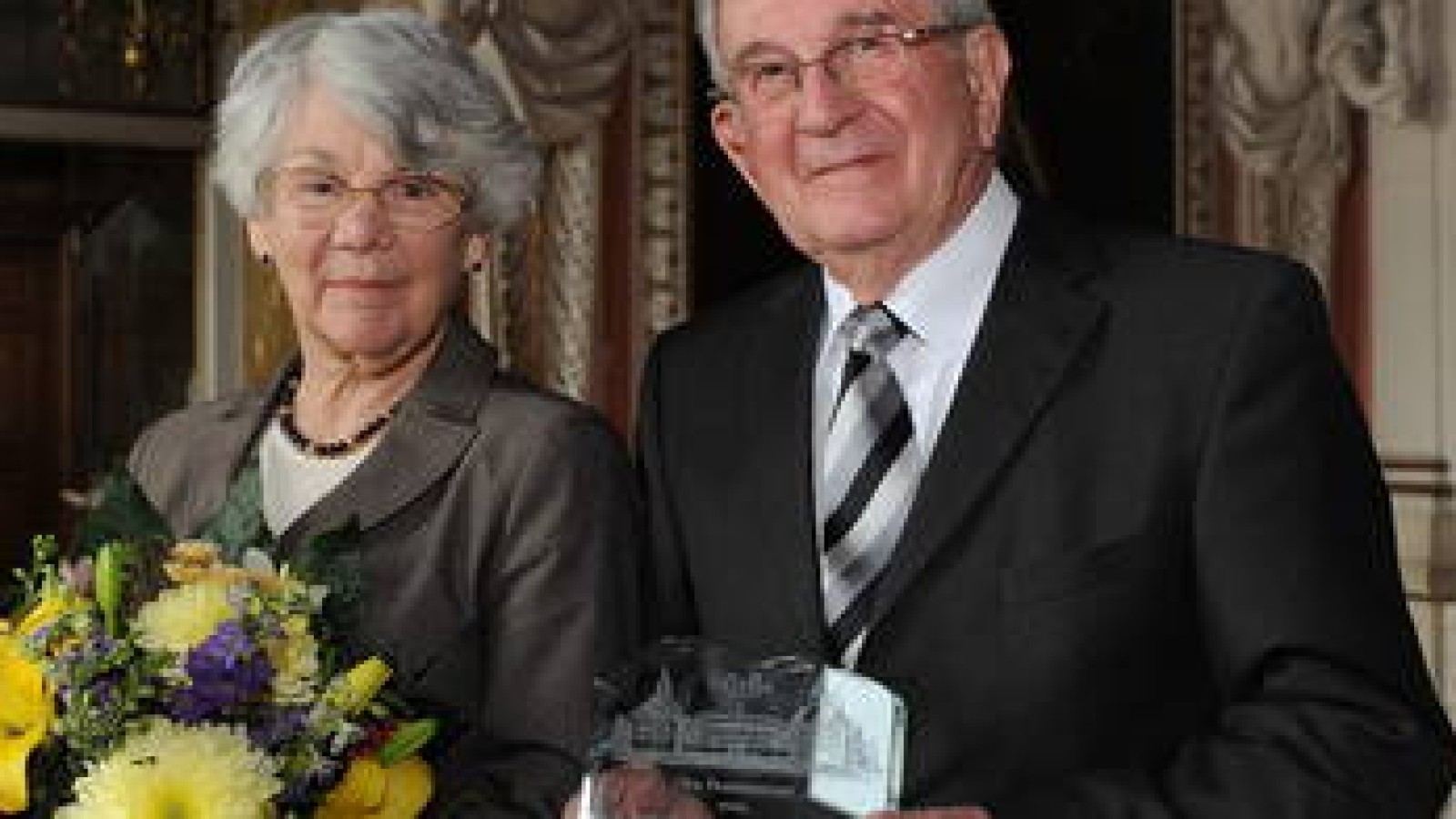 Hermann Huber erhielt den "Friedenstein"-Preis