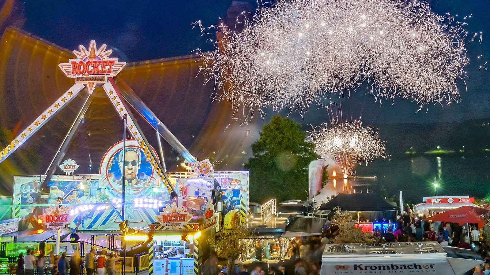 Der Kemnader See steht an Pfingsten wieder in Flammen