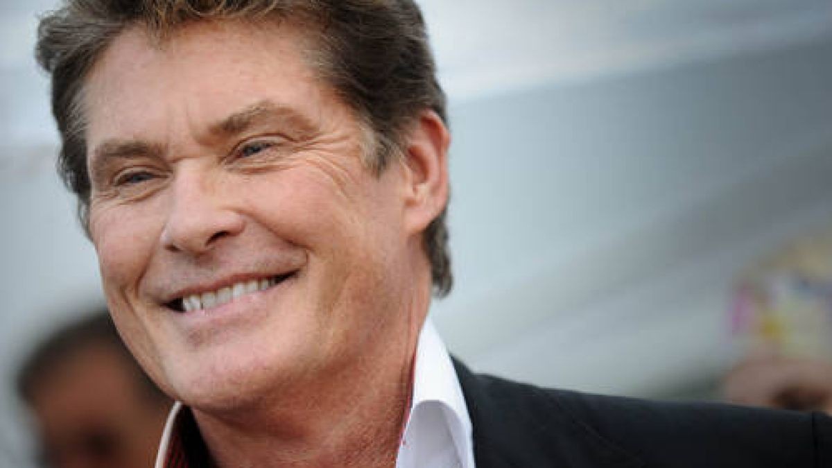 David Hasselhoff steht bei Schleiz auf der A9 im Stau
