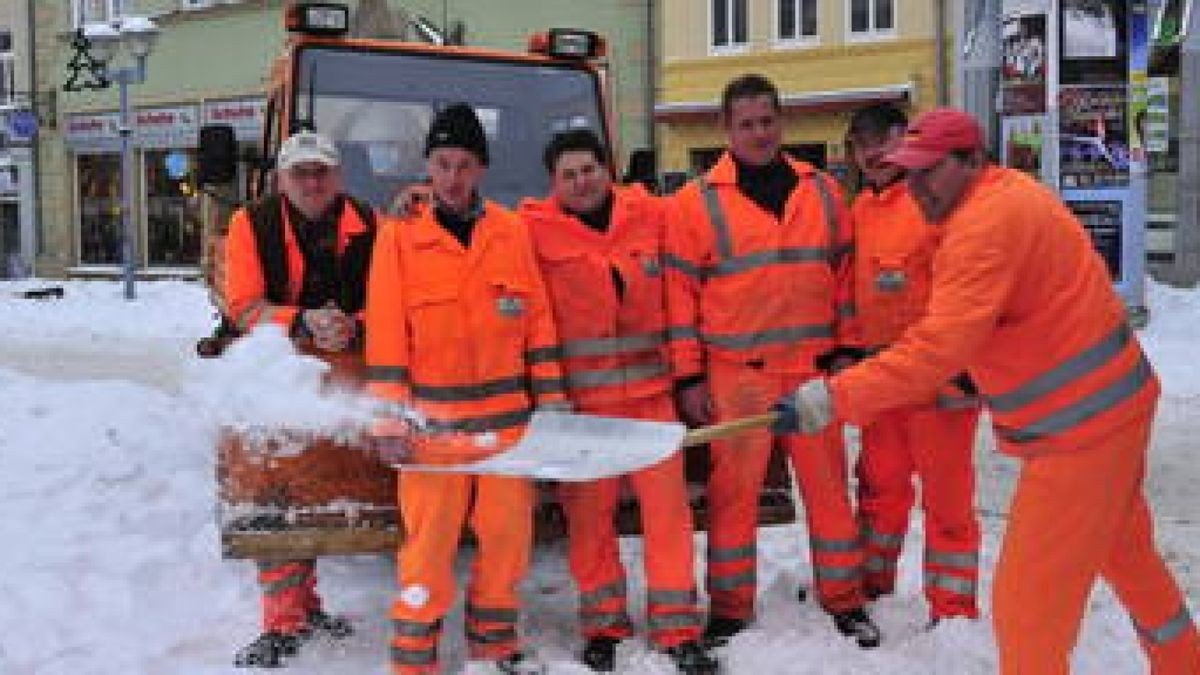 Gotha: Orange im Kampf gegen Winterweiß