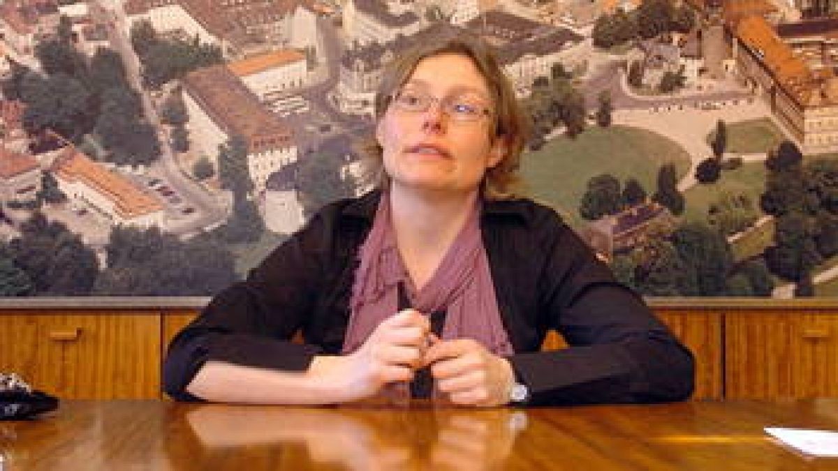 Janna de Rudder ist derzeit Herrin im Weimarer Rathaus