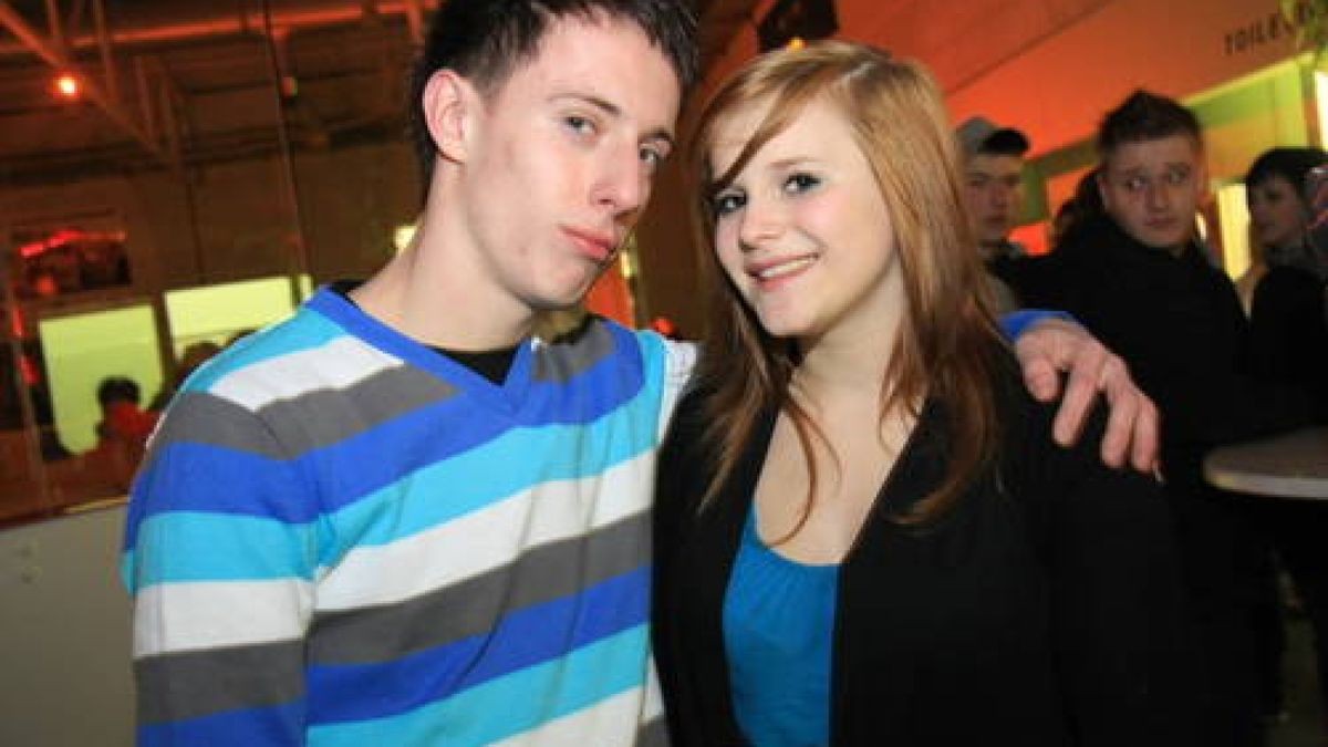 Eisdisco in der Ilmenauer Eishalle