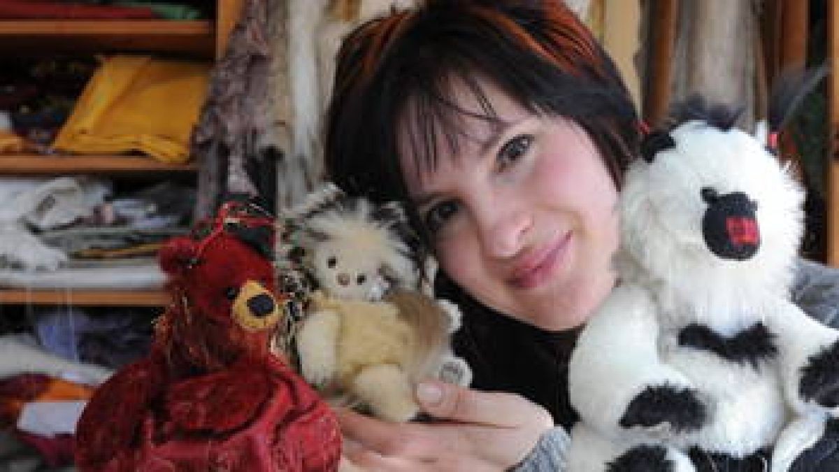 Spielzeugdesignerin Annette Rauch wollte zur Bären-Messe nach Tokio
