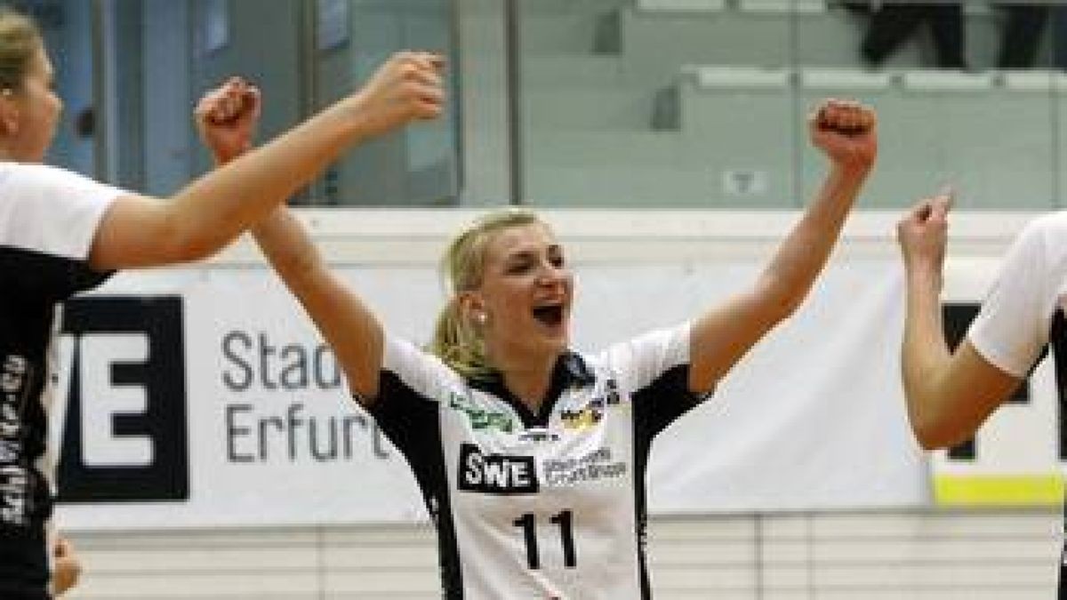 SWE Volley-Team bleibt Spitzenreiter Grimma auf den Fersen