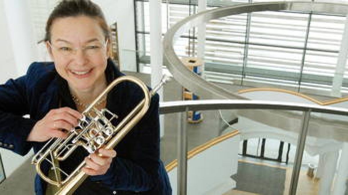 Cornelia Schönherr als Konzertpädagogin am Erfurter Theater