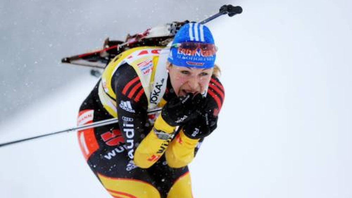 Magdalena Neuner gewinnt Massenstart in Oberhof
