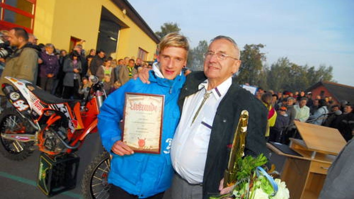 Ehrenbürgerschaft für Motocross-Weltmeister Ken Roczen