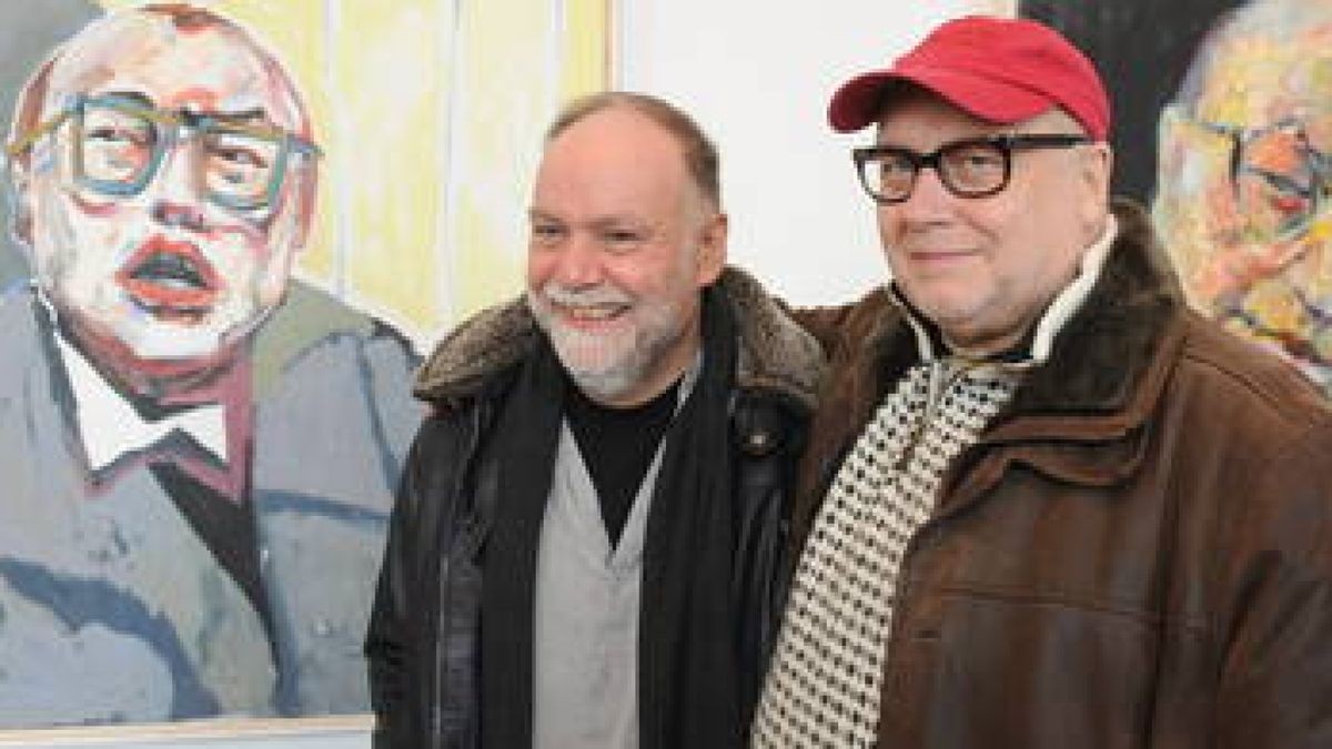 Thomas Thieme und Harald Reiner Gratz im Neuen Museum Weimar