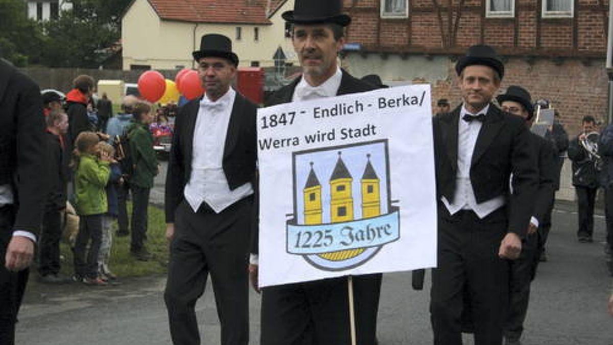 Festumzug zum 1225-jährigen Jubiläum von Berka/Werra