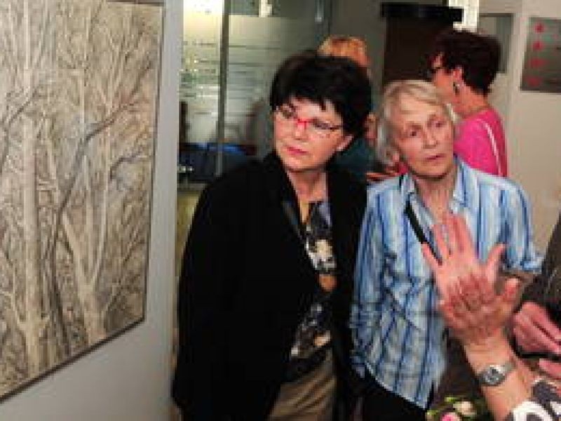 Ausstellung mit Zeichnungen des Künstlers Alfred Rudolph