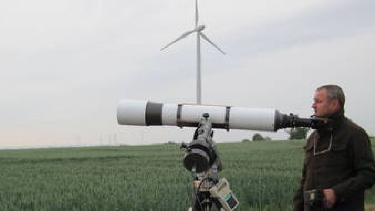 Hobbyastronom Thomas Klemmer schoss Fotos vom Venus-Transit