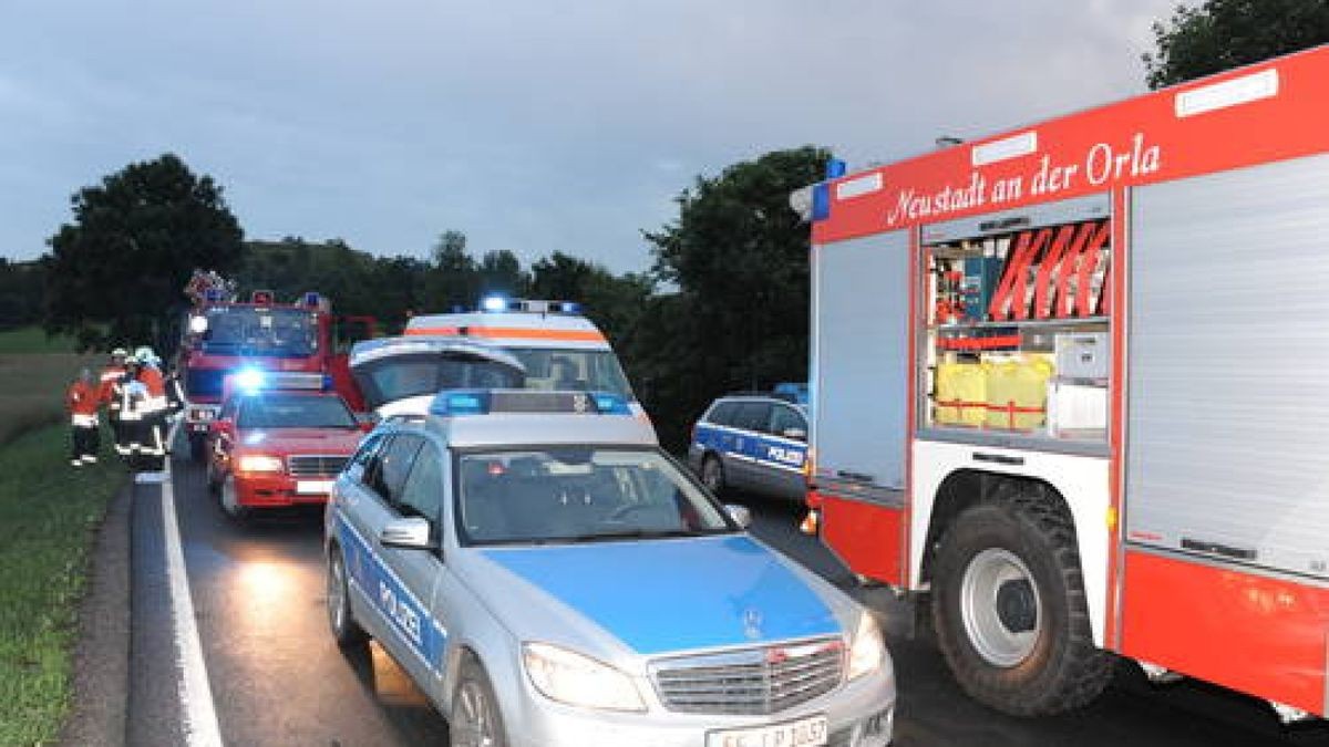 Zwei Tote und zwei Verletzte bei Unfall auf der B 281