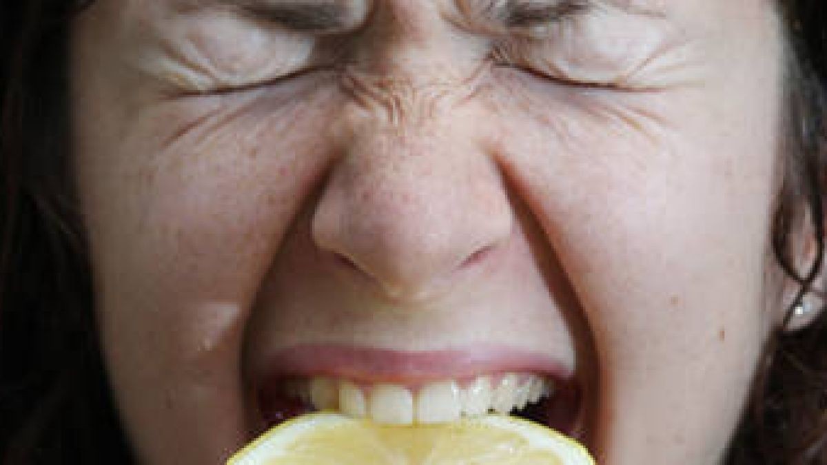 Warum verziehen wir bei saurem Geschmack das Gesicht?