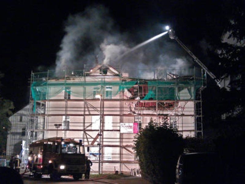 Hausbrand mit hohem Sachschaden in Eisenach