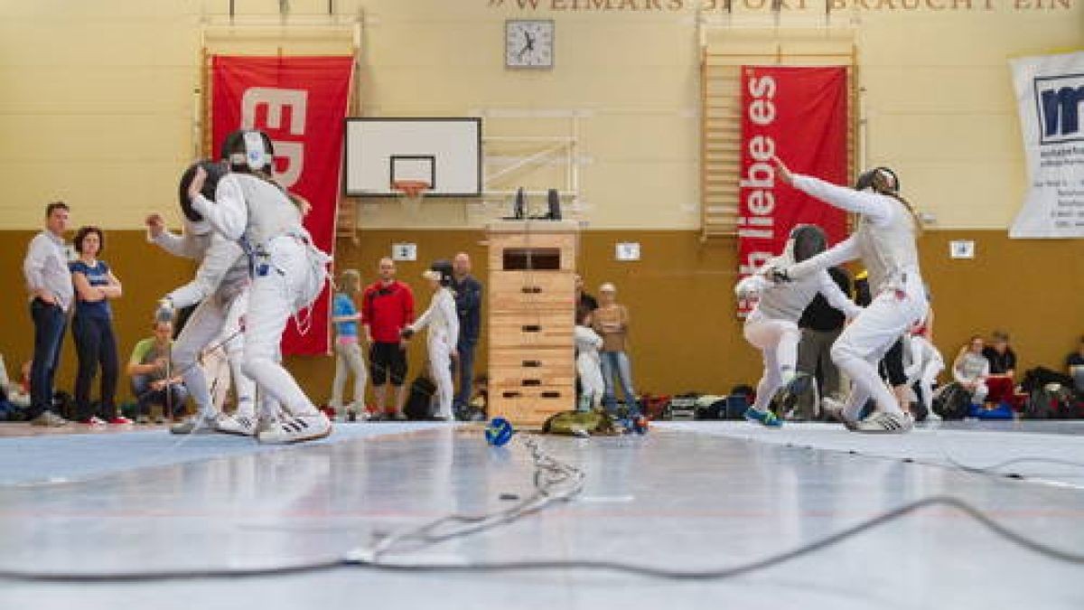 11. Salve-Cup in der Asbachhalle mit Teilnehmern des PSV Weimar