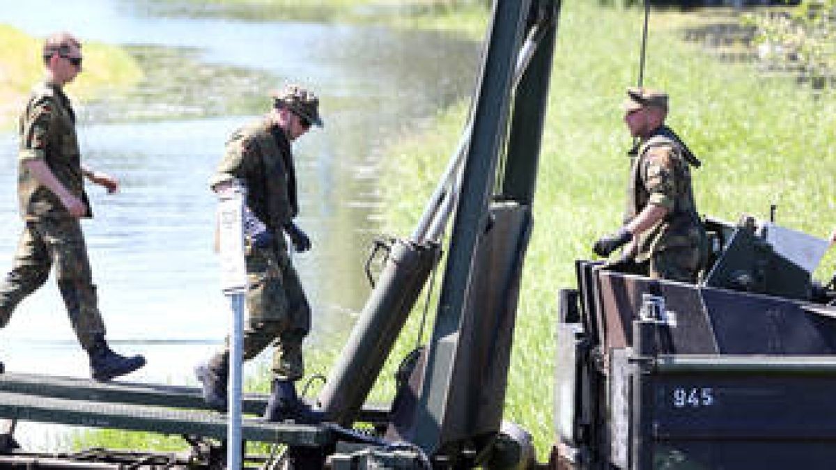 Bundeswehr setzt mehr Soldaten ein als bei Hochwasser 2002
