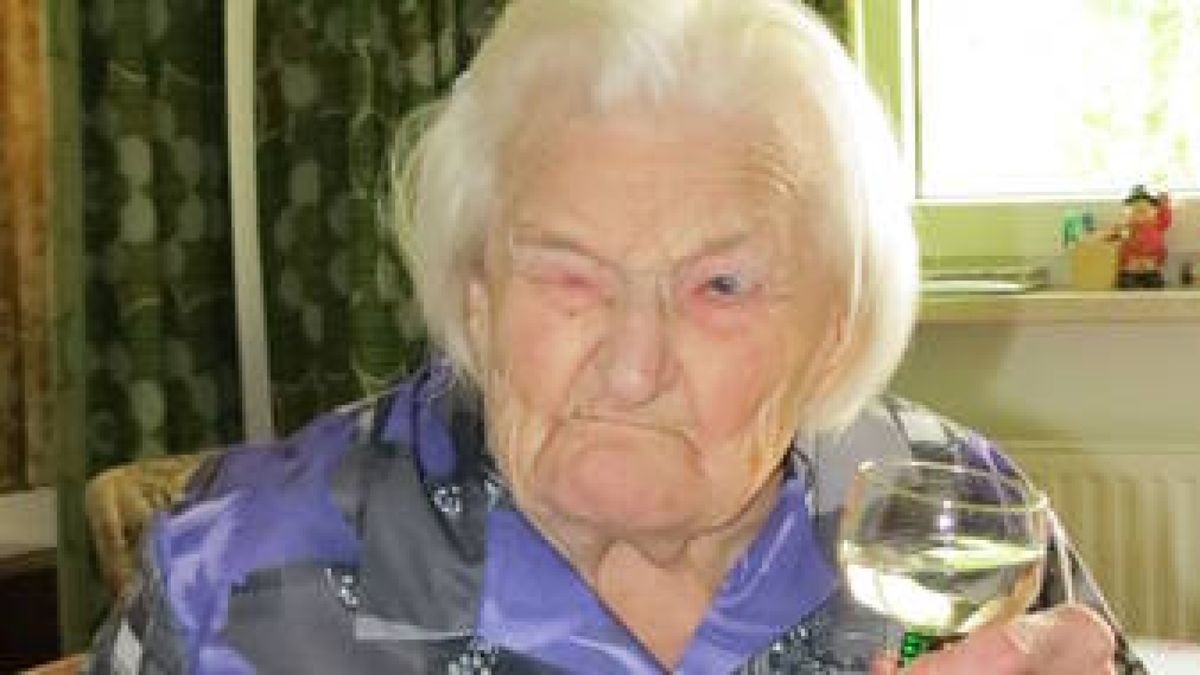 Anna Meckel ist die älteste Geraerin