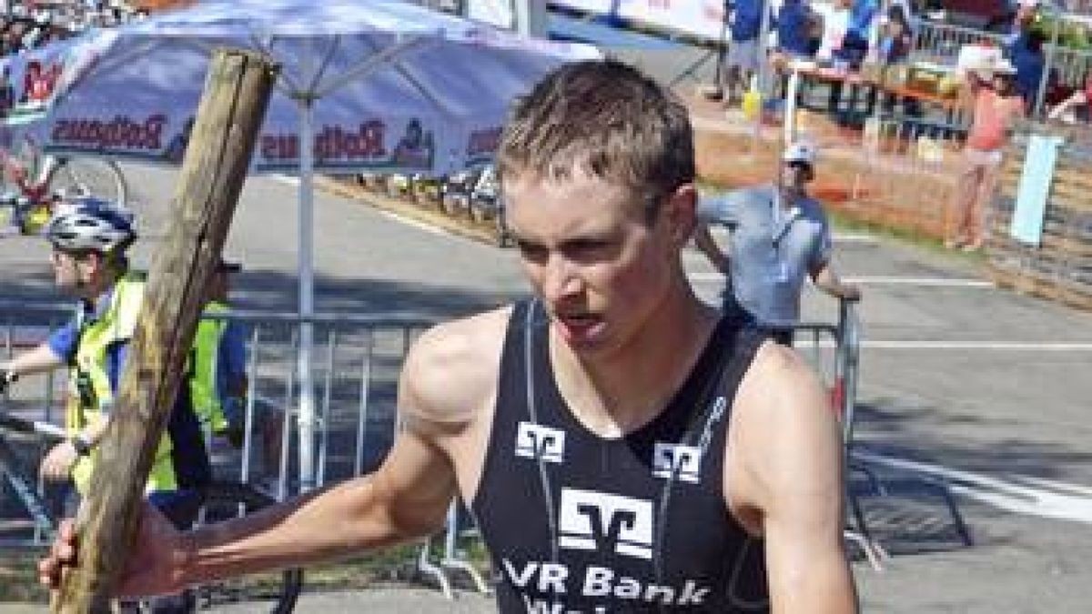 Triathlet Tom Gorges auf dem Rad kaum zu stoppen