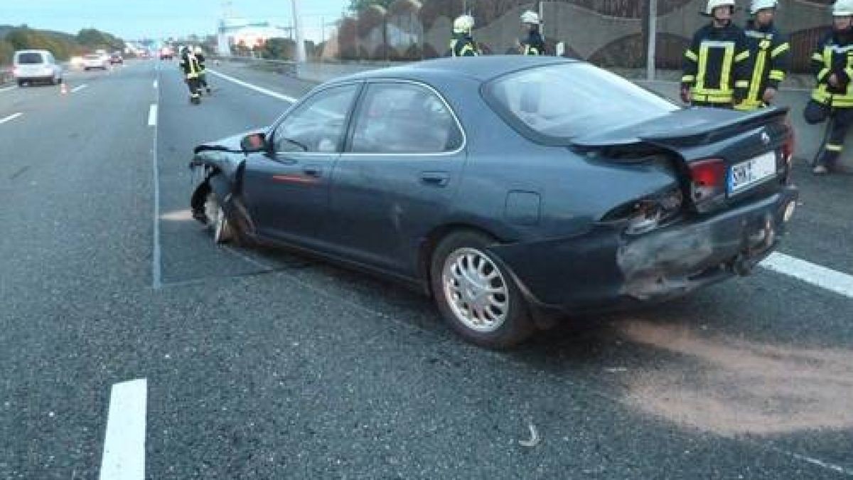 Drei Verletzte bei schwerem Unfall auf der A4 bei Gera