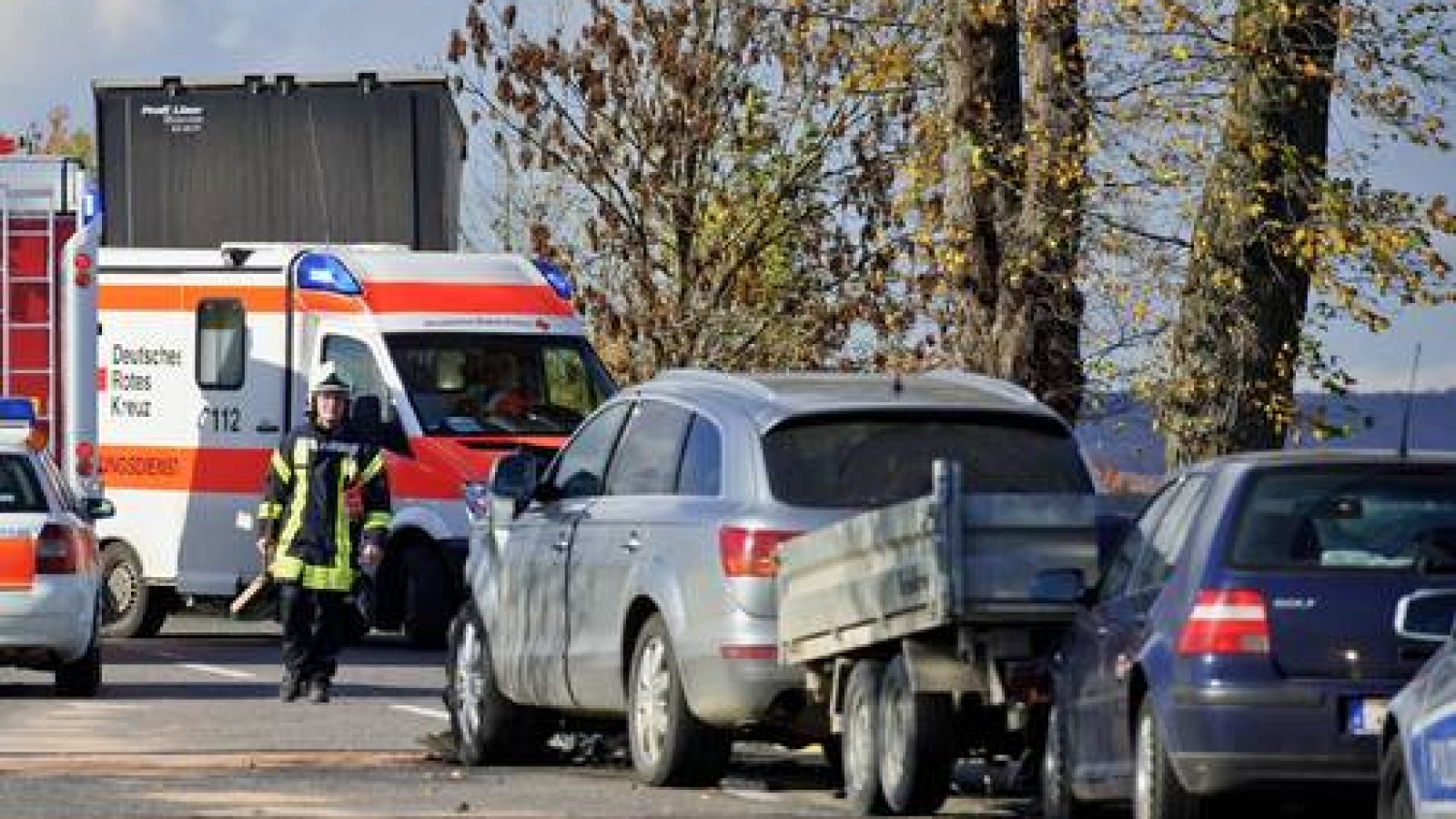 Zwei Leichtverletzte bei Unfall zwischen Ammern und der Lengefelder Warte