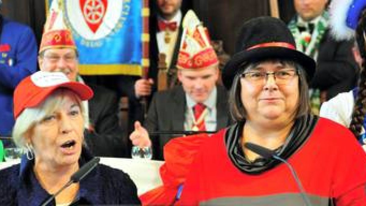 Tammy und Biggy in der Bütt