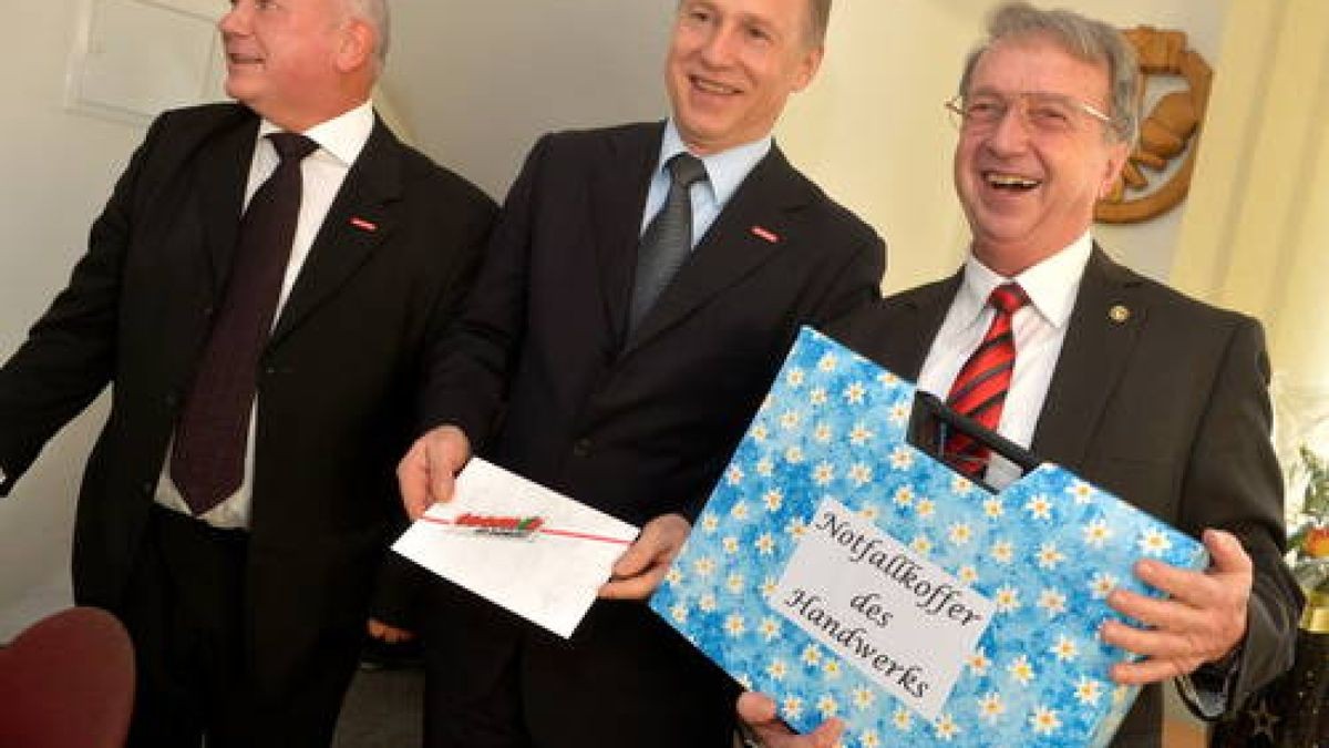 Chef der Kreishandwerkerschaft Nordthüringen Dr. B. Senft geht in den ...