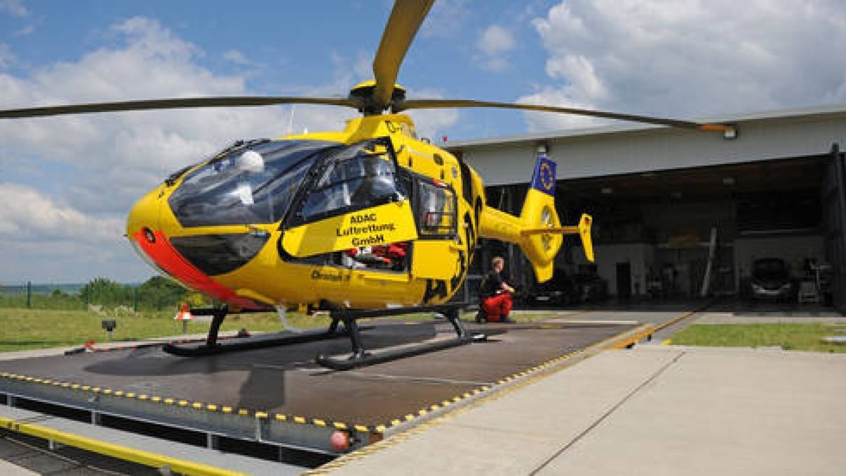 Fotoreport vom Flug mit dem ADAC-Rettungshubschrauber