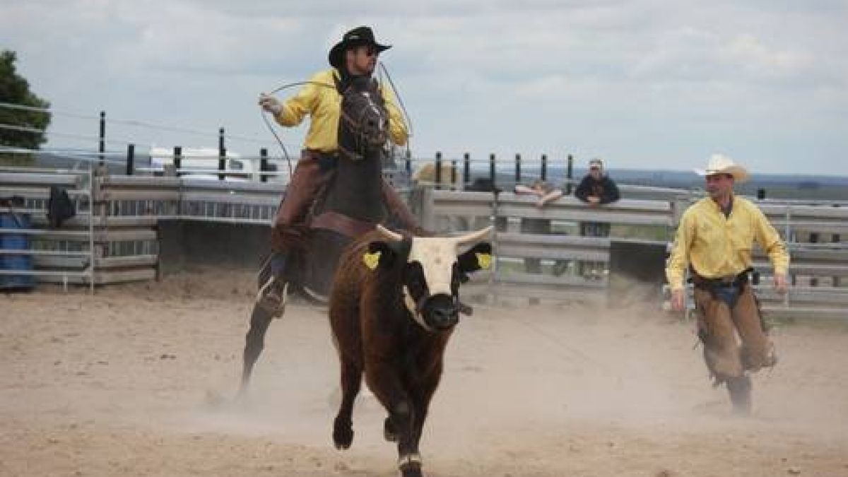 Reiner Schöne war Stargast bei Cowboy-Spielen auf der Twin-S-Ranch Linda