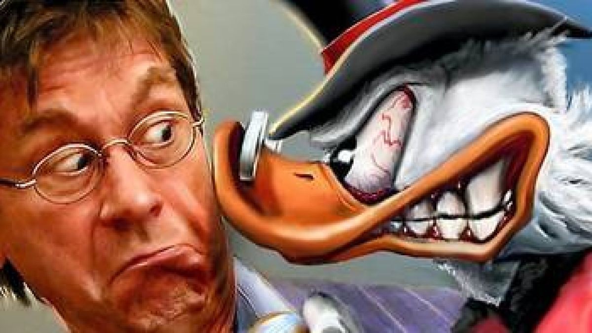 "Dagobert" zeigt Karikaturen in Holzhausen