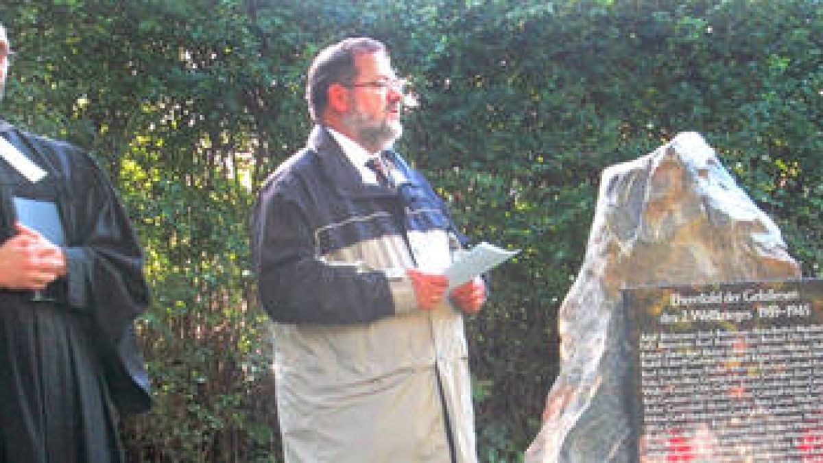 Hohenleubener gedenken der Opfer des Zweiten Weltkrieges