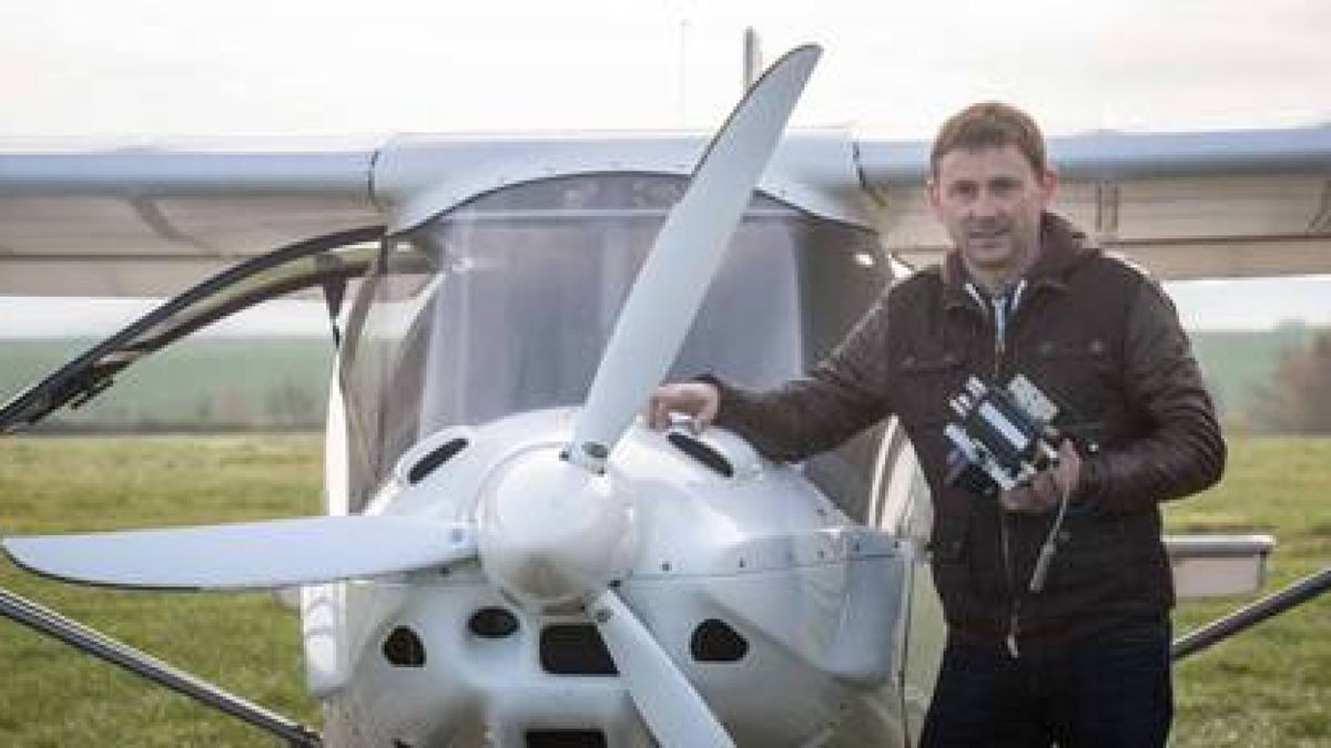 Jens Gabler vermisst Schmölln aus der Luft