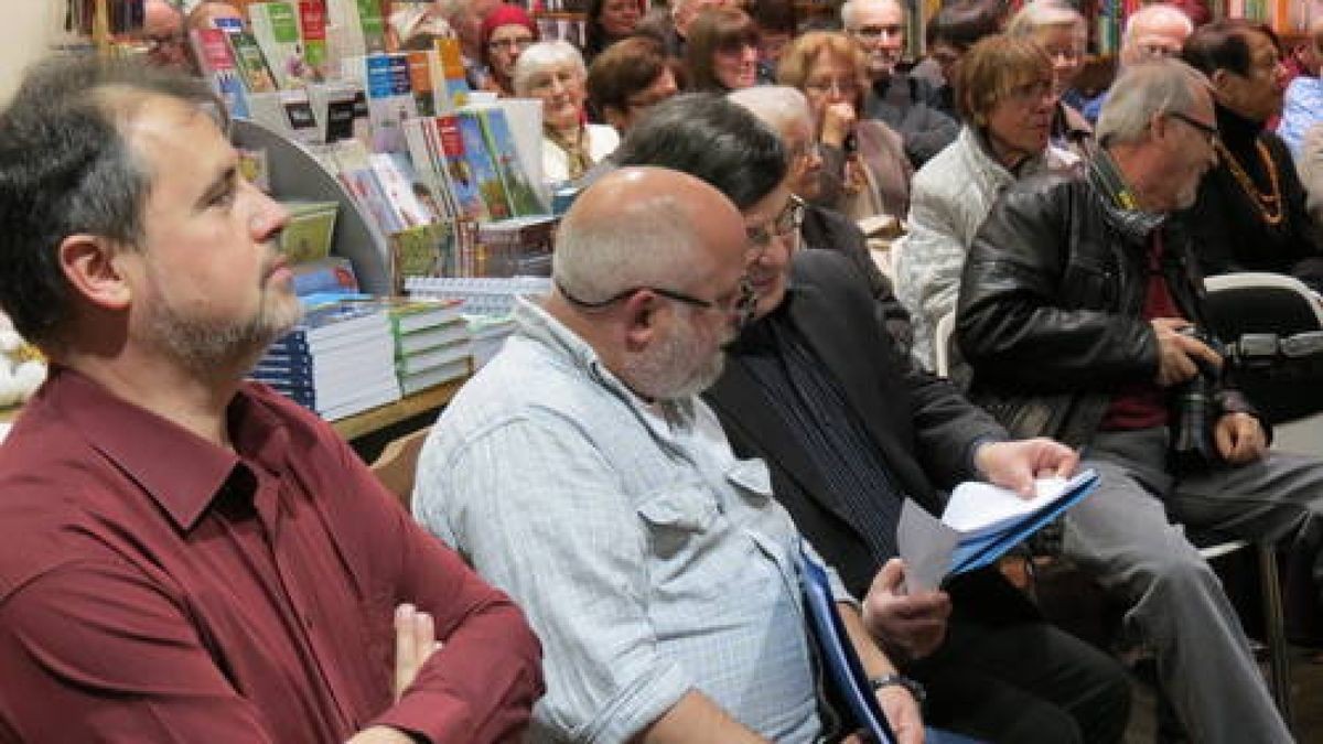 Marius Koity, Volker Müller und Karsten Schaarschmidt lesen in Greiz