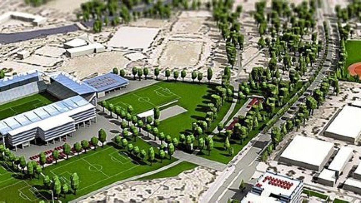 Eine paradiesische Vision: So soll das neue Stadion in Jena aussehen