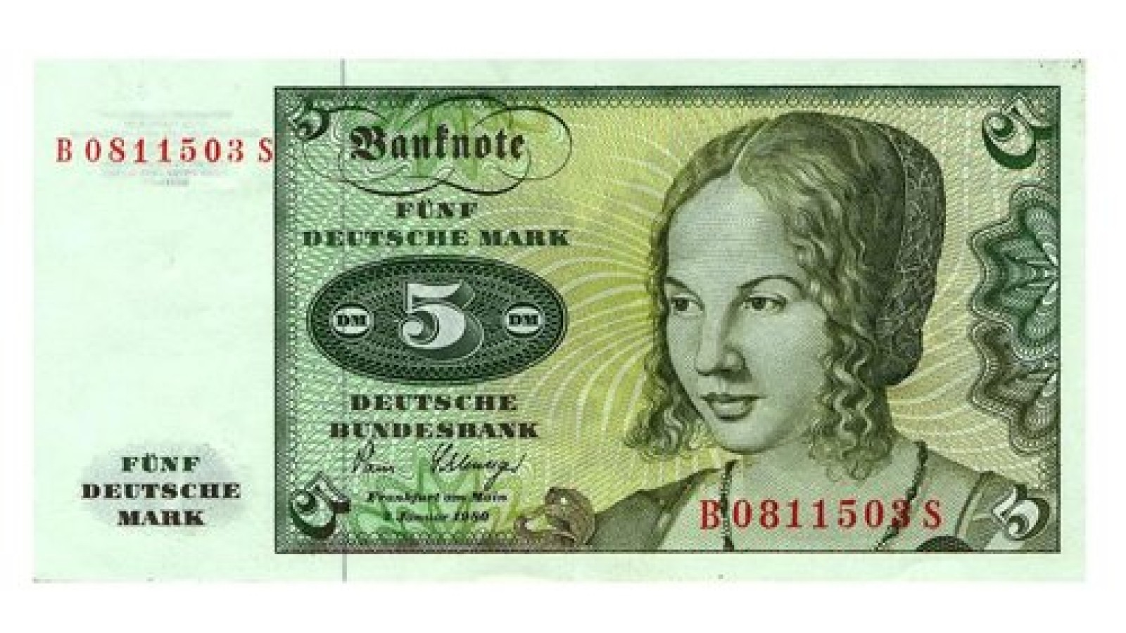 So sahen die Geldscheine der Deutschen Mark (bis 1995) aus