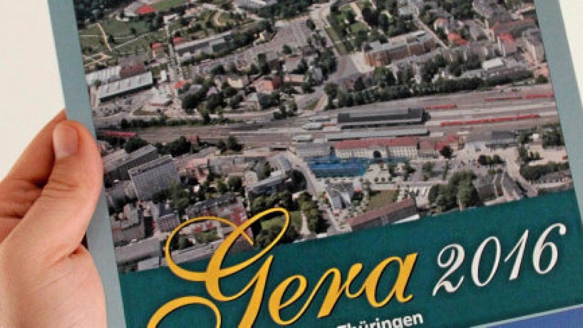 Neuer Kalender zeigt Gera von oben
