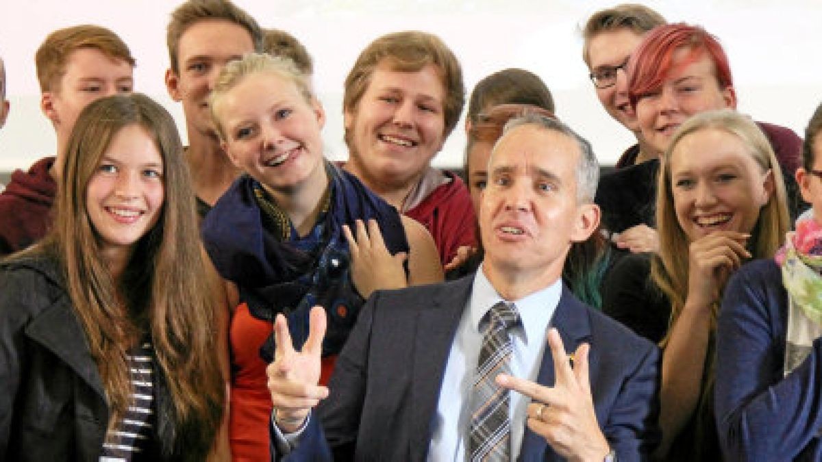 US-Generalkonsul Scott Riedmann gibt in Greiz Einblicke in Kulturen