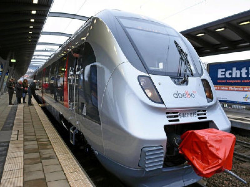 Endstation Weimar: Sternfahrt von Abellio-Zug