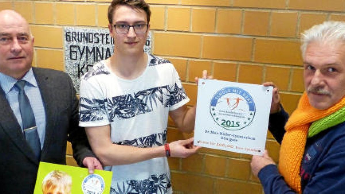 Ausgezeichnet: Gymnasium Königsee ist offiziell „Schule mit Herz“