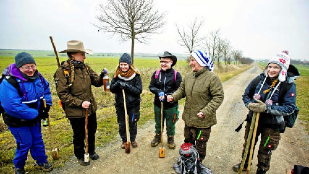 Kohlenschlagen in der Unstrut-Hainich-Region