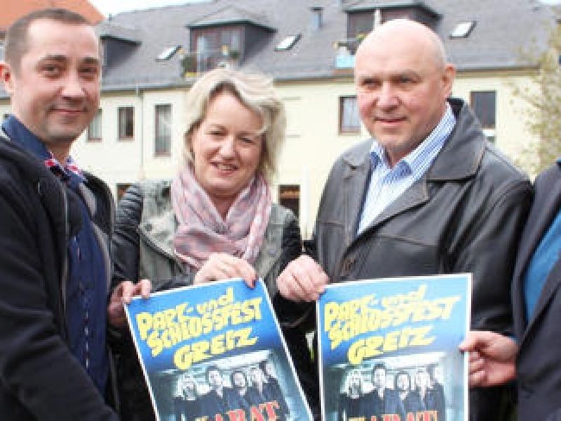 Karat als Geschenk an die Stadt Greiz zum Park- und Schlossfest