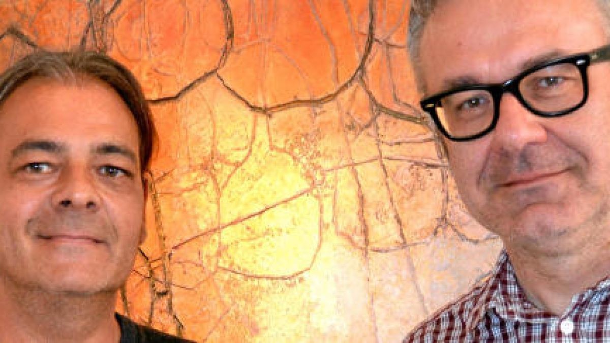 Sich selbst überraschen: Erik Buchholz und Gerd Kanz stellen in Saale ...