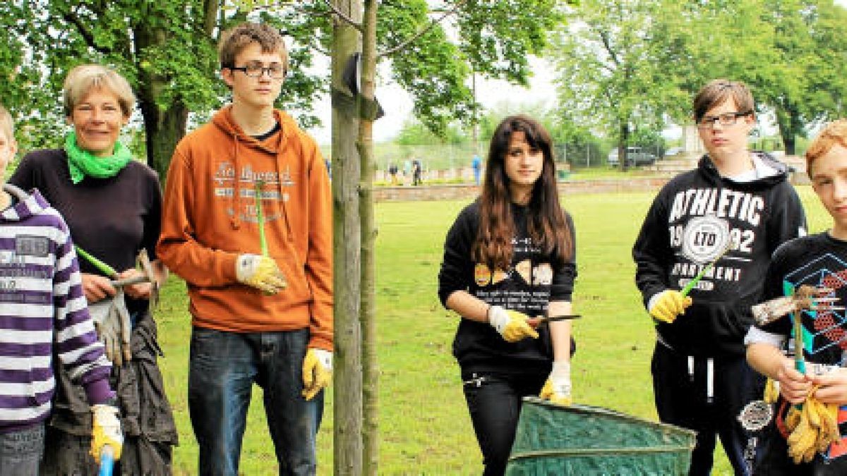 Mehr als 100 Schüler beim Freiwilligentag aktiv