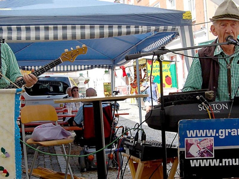 Jubiläum für Elsa und Walter Rudolph zum Marktfest in Bad Lobenstein
