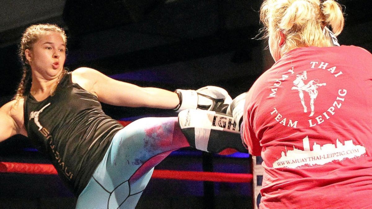 Premiere für die Newcomer-Fightnight der Kickboxer in der Shedhalle Pößneck