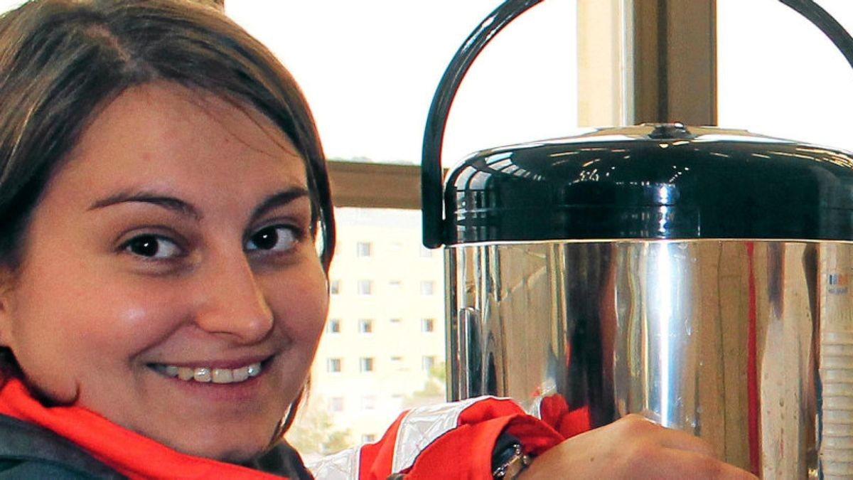 Die Geraerin Katharina Gerdes erhielt die Verdienstmedaille des DRK ...