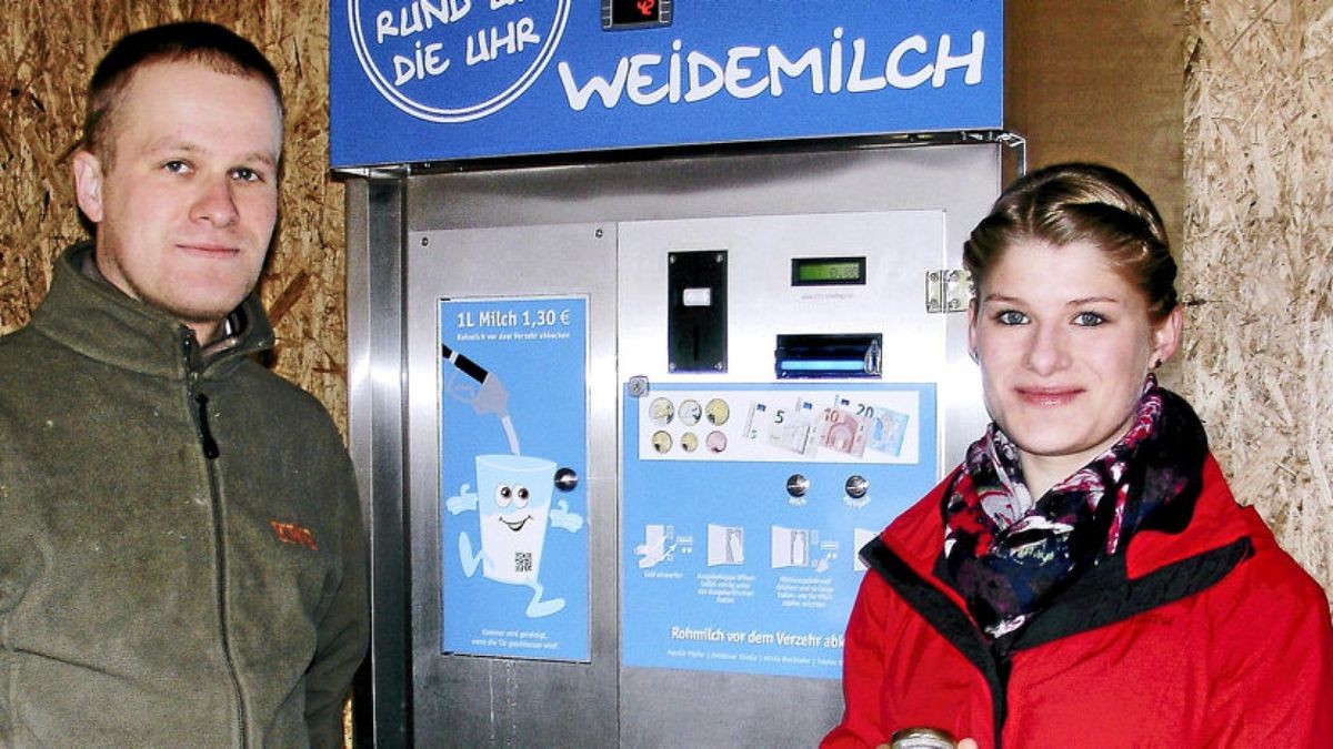 Familie Pfeifer betreibt die erste Milchtankstelle im Kreis