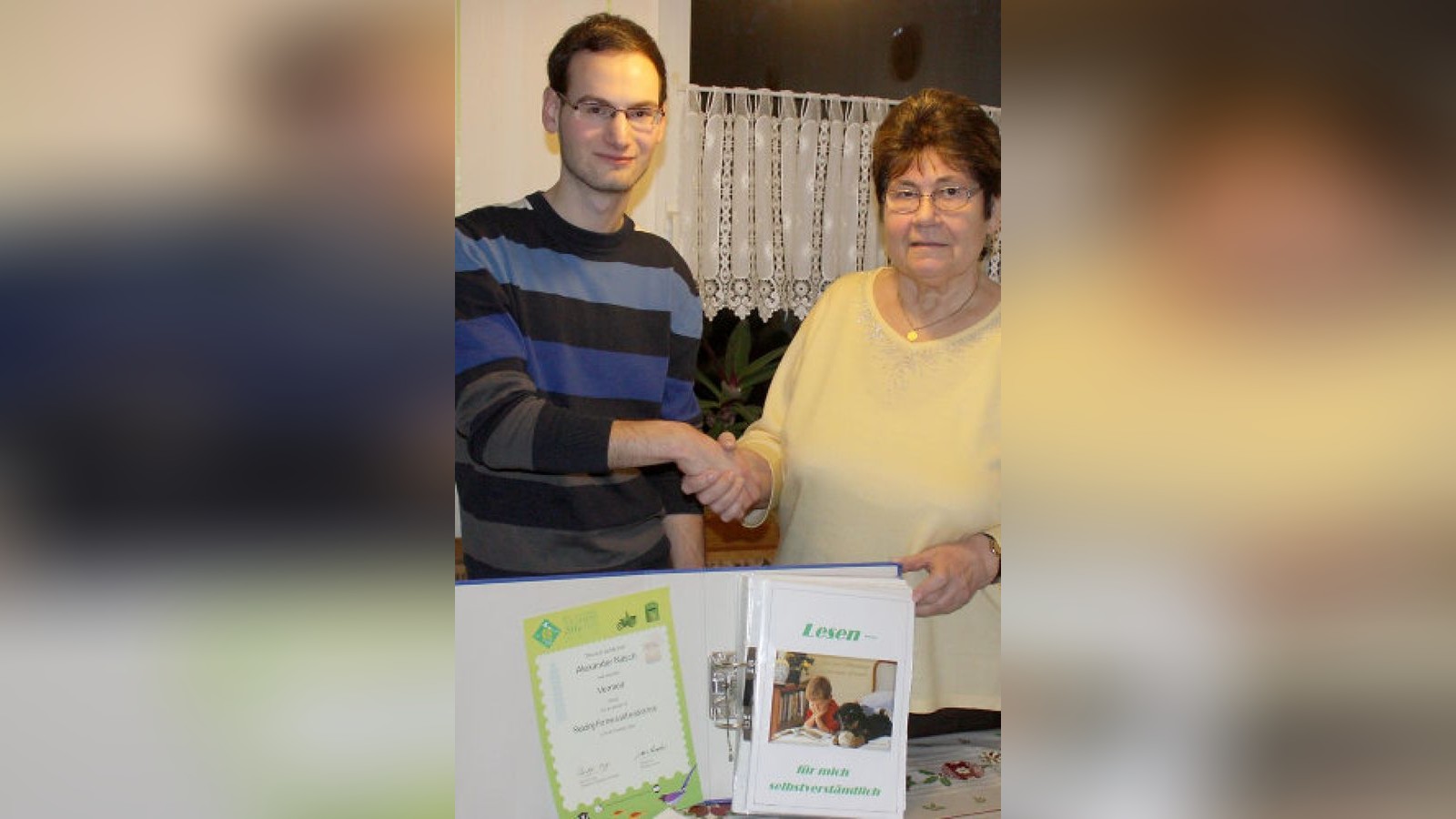 Alexander Nitsch aus den Jungen Schleizer Briefmarkenfreunden verabschiedet