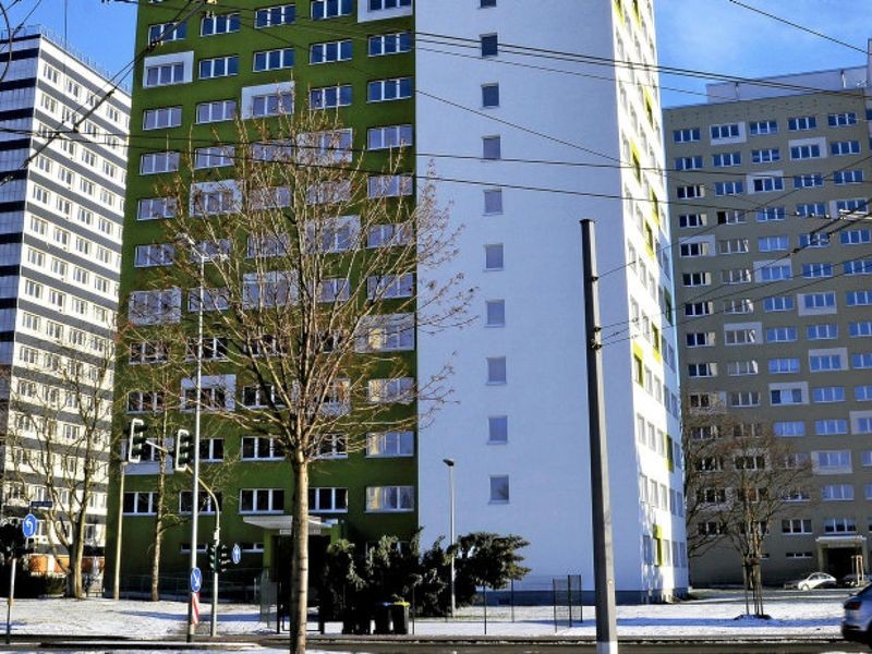 In den sanierten Rieth-Hochhäusern in Erfurt sind noch 200 Wohnungen frei